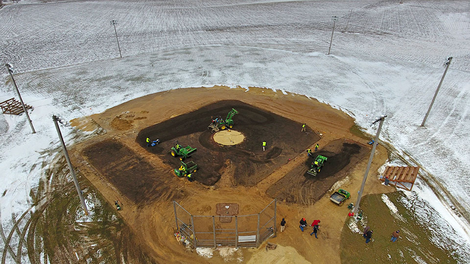 MiLB teams help rebuild Iowa's Field of Dreams - Bush Turf